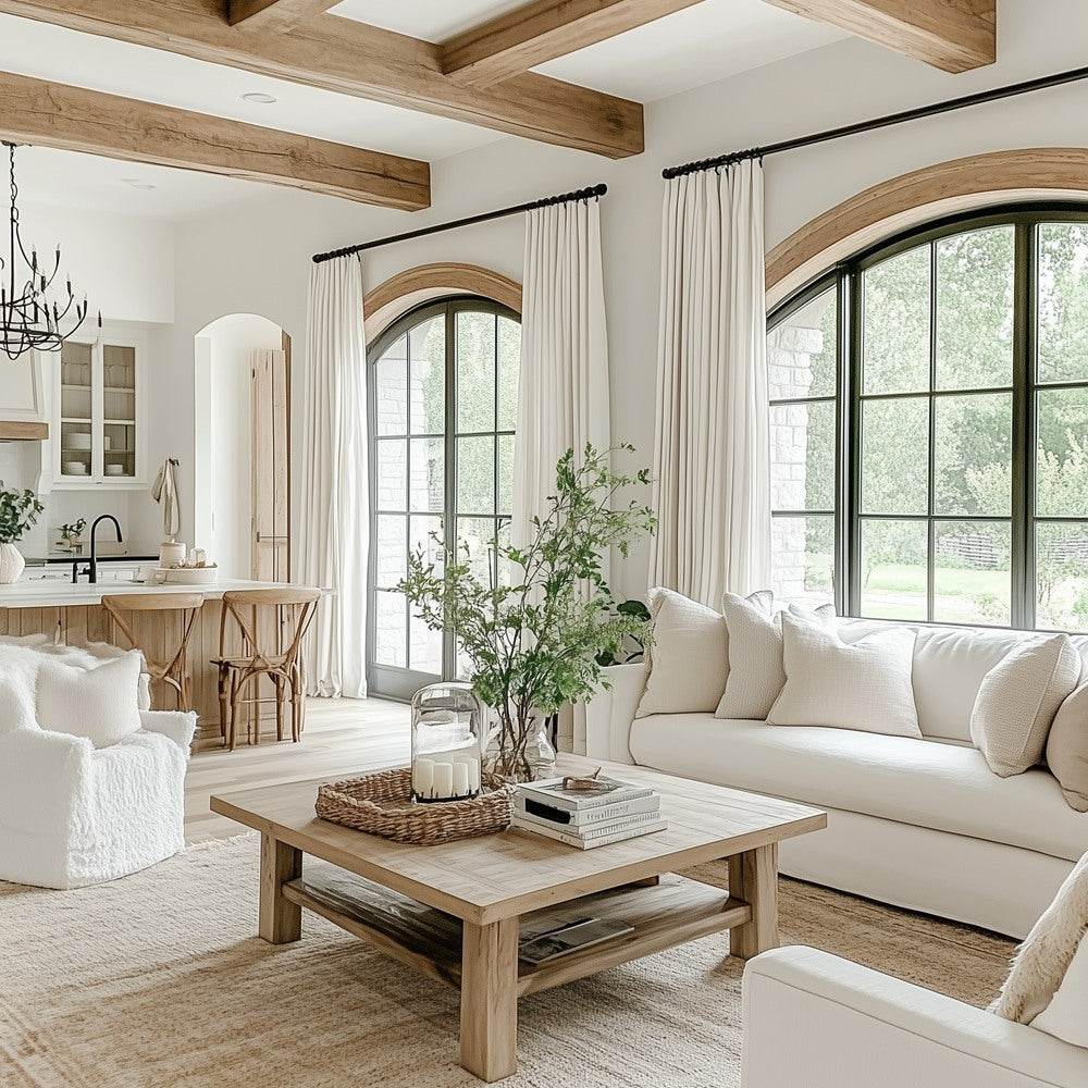 Cozy Heavyweight Linen Woven Pinch Pleat Custom Curtains – ixacurtains