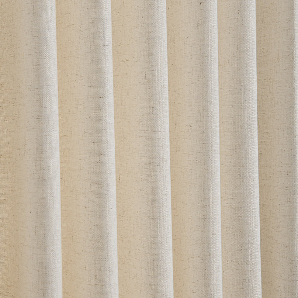 Cozy Heavyweight Linen Woven Pinch Pleat Custom Curtains – ixacurtains